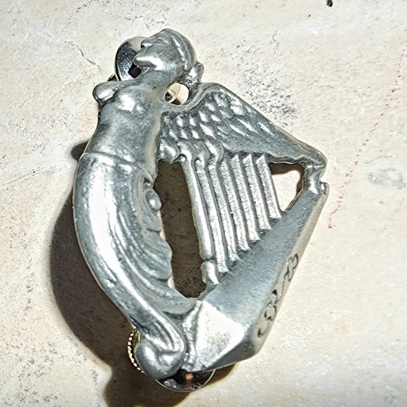 Jewelry | Traditional Irish Harp Pin Brooch | Poshmark